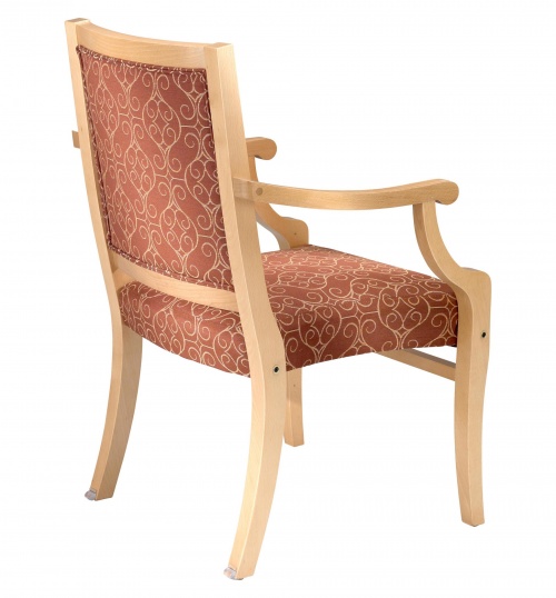 2780 Stacking Wood Arm Chair